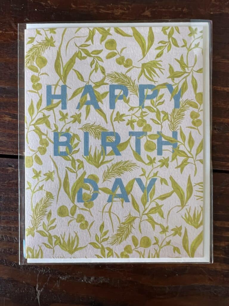 Foliage Birthday Card | Sun Moon & Bloom